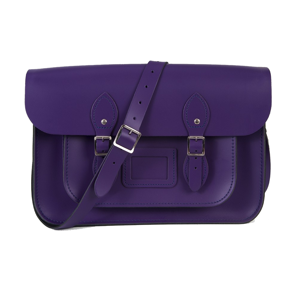 15" Purple Satchel - Oxbridge Satchels