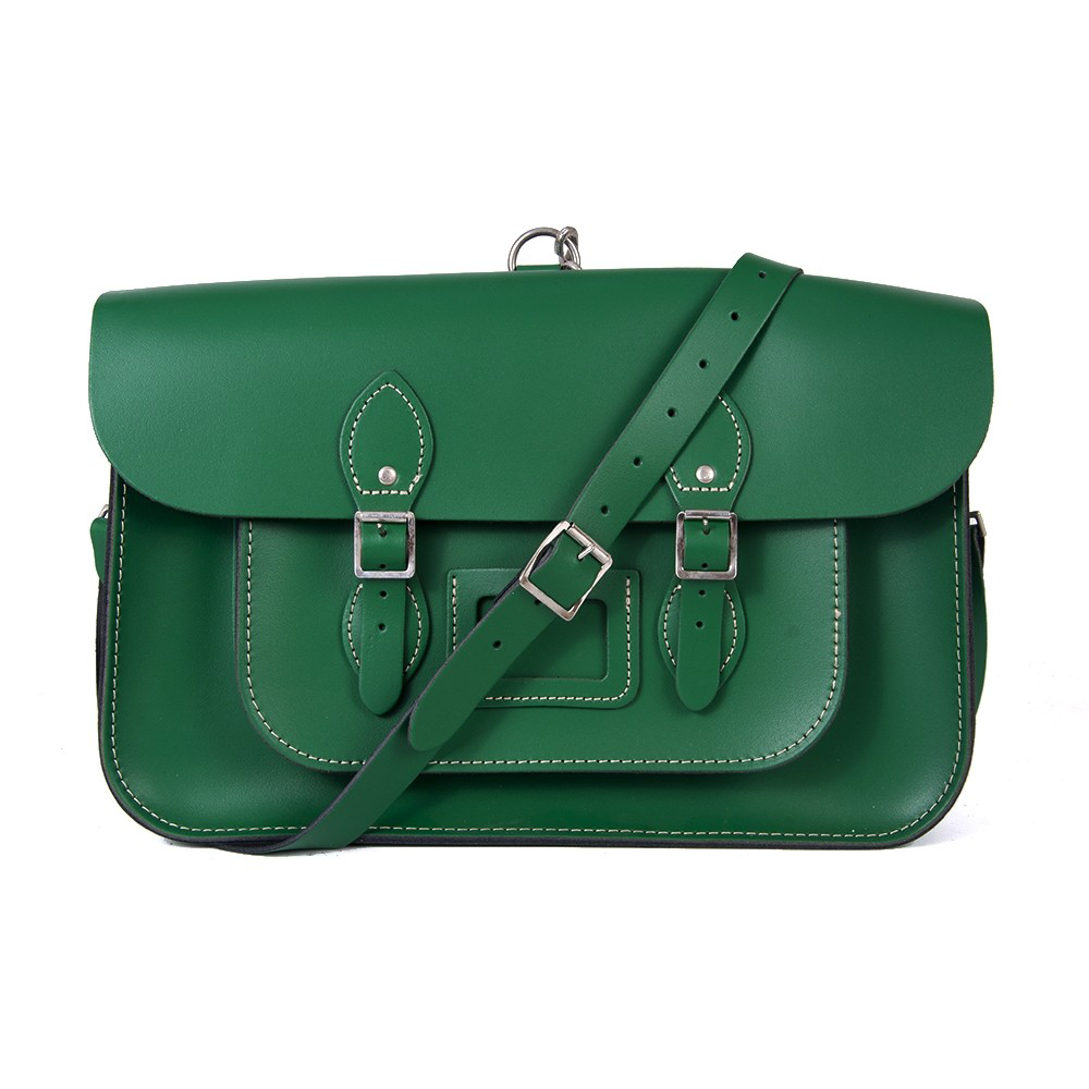 15" Light Green Backpack Satchel - Oxbridge Satchels